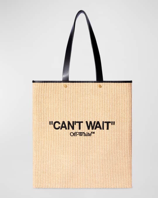 Off-White Day Off Raffia Tote Bag | Neiman Marcus