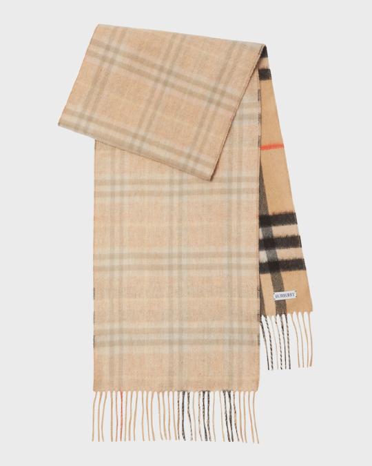 Burberry Check Cashmere Scarf | Neiman Marcus