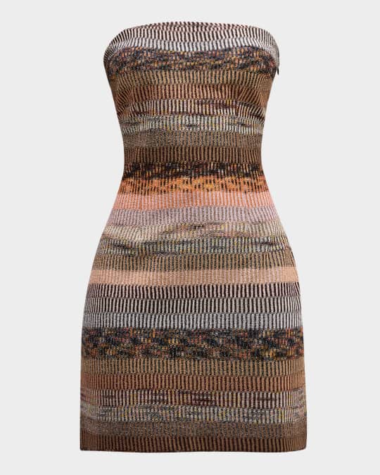 Missoni Strapless Metallic Mini Dress | Neiman Marcus