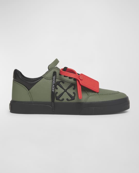 Off-White Men's New Vulcanized Canvas Low-Top Sneakers | Neiman Marcus