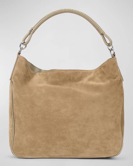 STAUD Perry Suede Hobo Bag | Neiman Marcus