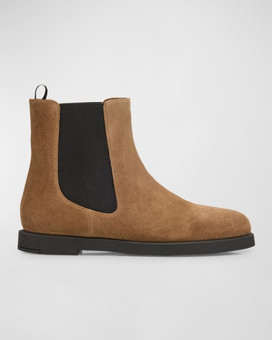 Stuart Weitzman Izzie Suede Chelsea Booties | Neiman Marcus