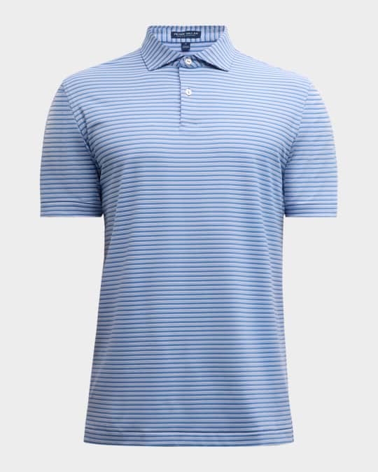 Peter Millar Men's Bowen Performance Jersey Polo Shirt | Neiman Marcus