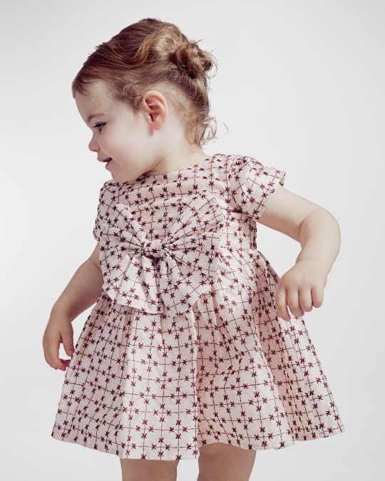 Bardot Junior Girl's Novella Bow Dress, Size 6M-3 | Neiman Marcus