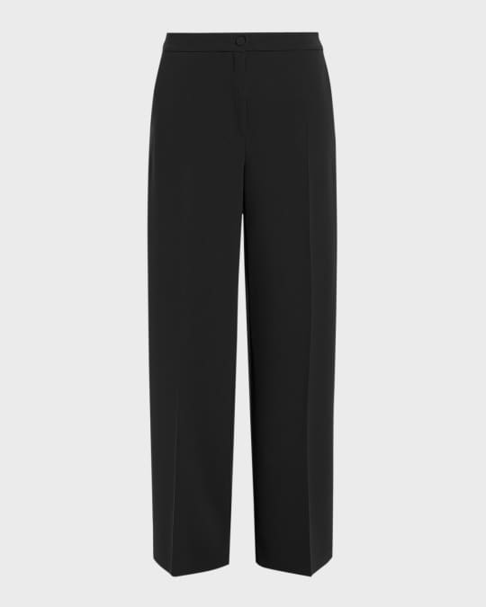 Marina Rinaldi Plus Size Riccor Straight-Leg Pants | Neiman Marcus