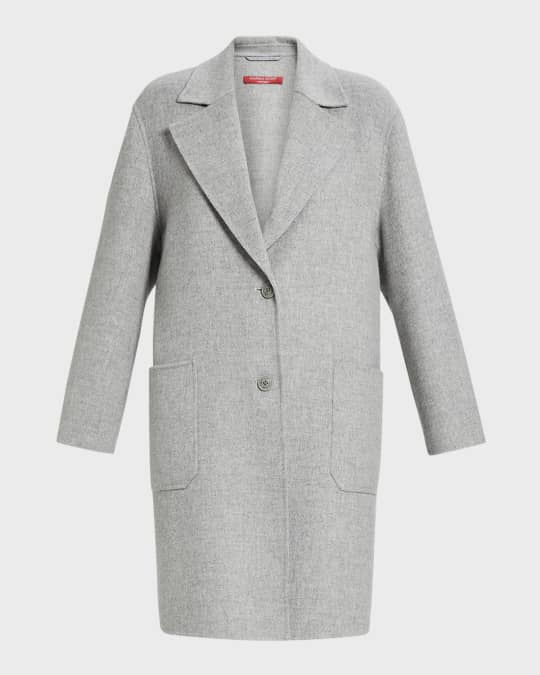 Marina Rinaldi Plus Size Cambra Virgin Wool-Blend Coat | Neiman Marcus