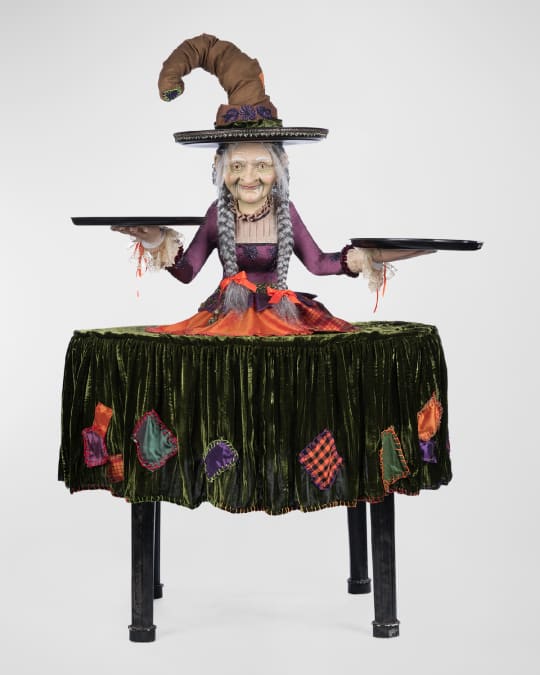 Katherine's Collection Gertrude Grimoir Witch Cupcake Halloween Server ...