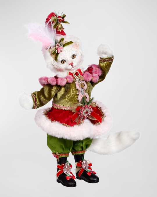 Mark Roberts 19" Christmas Cat, Girl | Neiman Marcus