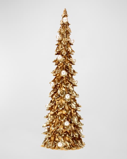 Mark Roberts Gilded Pearl Christmas Tree, Large | Neiman Marcus