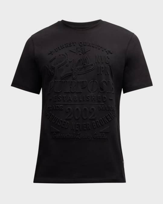 PRPS Men's Gallicia Embossed T-Shirt | Neiman Marcus