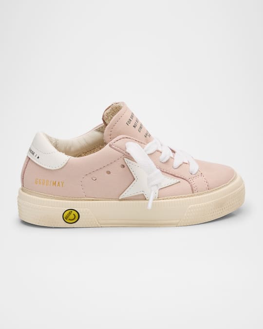 Golden Goose Girl's May Two Toned Leather Sneakers, Baby/Toddler ...
