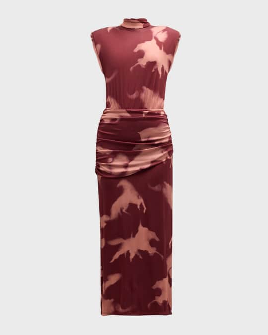 Johanna Ortiz Running Horses Ankle Dress | Neiman Marcus
