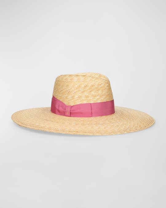 Borsalino Sophie Straw Large Brim Hat | Neiman Marcus