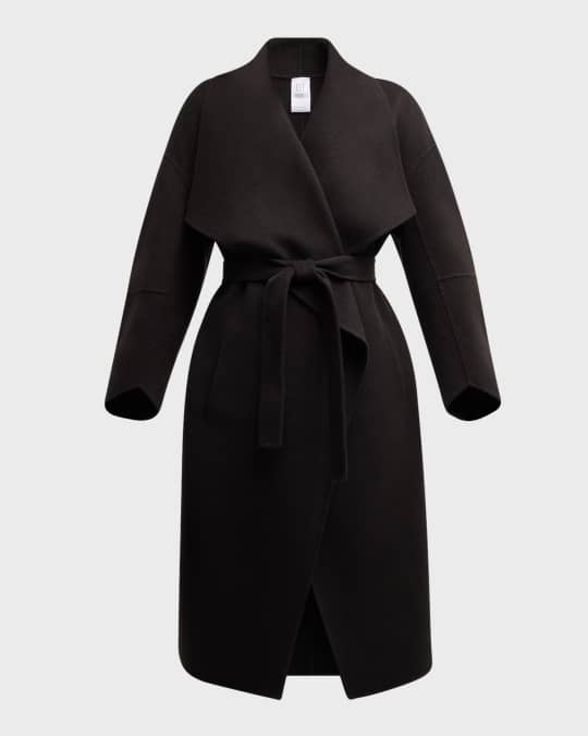 TSE Cashmere Double-Faced Cashmere Wrap Coat | Neiman Marcus