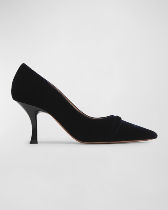 Malone Souliers Velvet Band Stiletto Pumps | Neiman Marcus