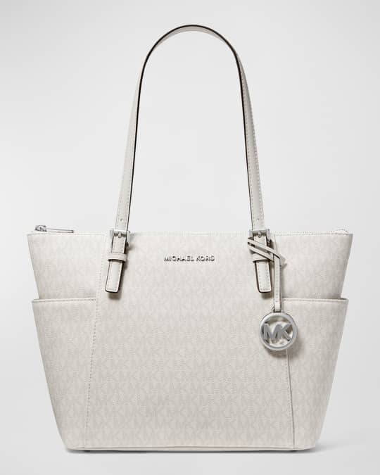 MICHAEL Michael Kors East-West Monogram Leather Tote Bag | Neiman Marcus