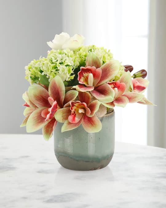 John-Richard Collection Orchid Spice 11" Faux Floral Arrangement in ...