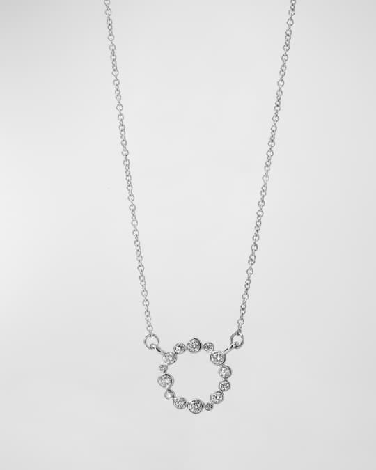 Syna 18K Champagne Diamond Bubbles Circle Necklace | Neiman Marcus