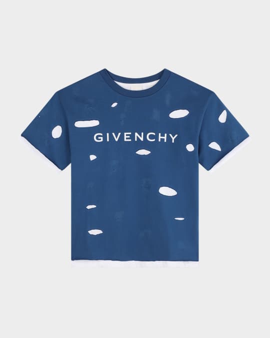 Givenchy Boy's Logo-Print Graphic T-Shirt, Size 8-14 | Neiman Marcus