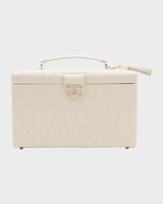 WOLF Caroline Ivory Large Jewelry Case | Neiman Marcus