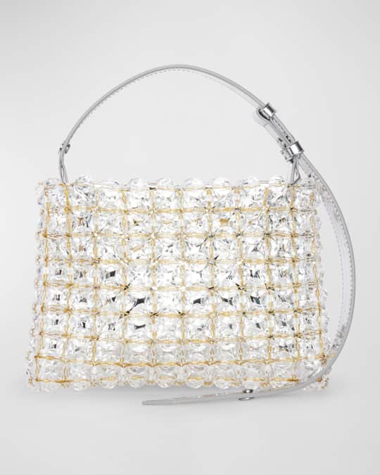SIMONMILLER Puffin Mini Crystal Shoulder Bag | Neiman Marcus