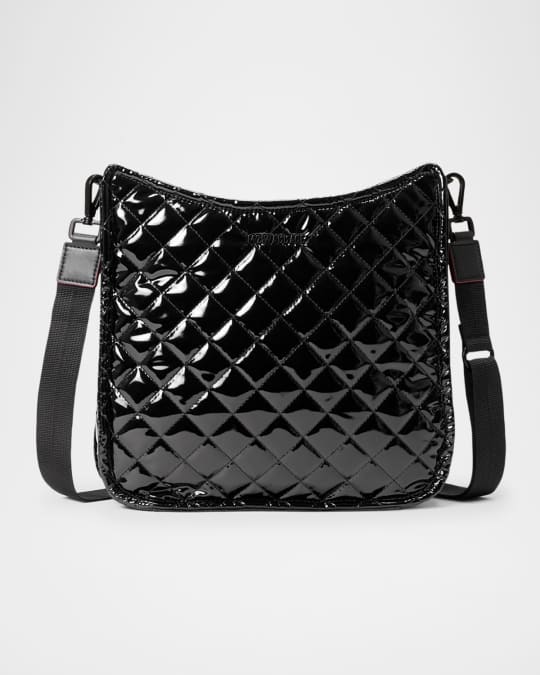 MZ WALLACE Box Quilted Patent Crossbody Bag | Neiman Marcus