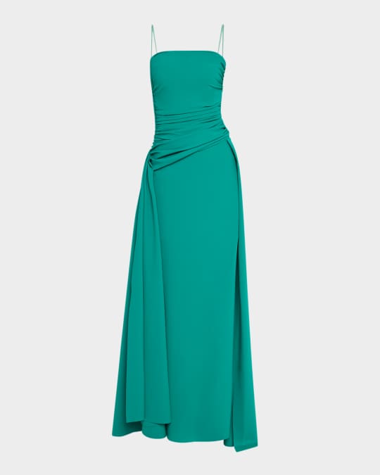 Chiara Boni La Petite Robe Disvi Strapless Ruched A-Line Gown | Neiman ...