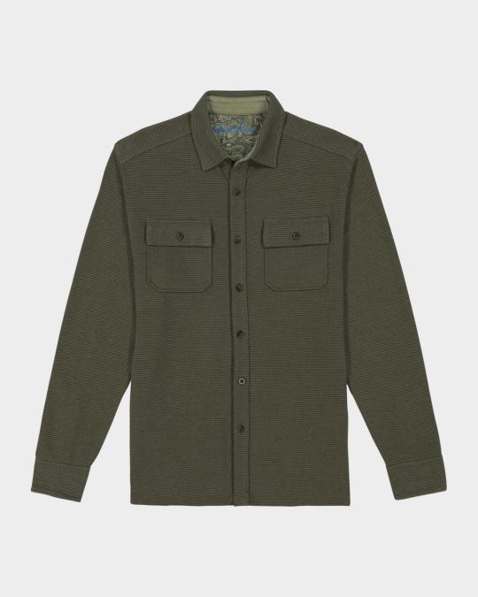 Robert Graham Men's Brunner 2 Knit Overshirt | Neiman Marcus