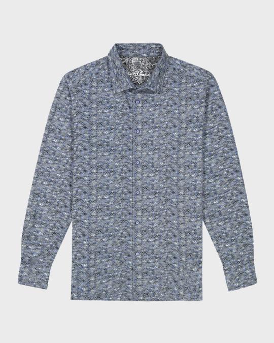 Robert Graham Men's Claredon Medallion Sport Shirt | Neiman Marcus