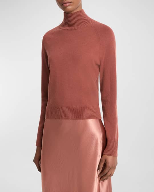 Vince Raglan Wool-Cashmere Turtleneck | Neiman Marcus