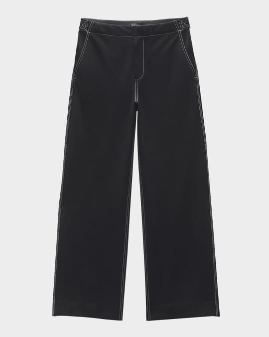 Rag & Bone Irina Ponte Stitch Pants | Neiman Marcus