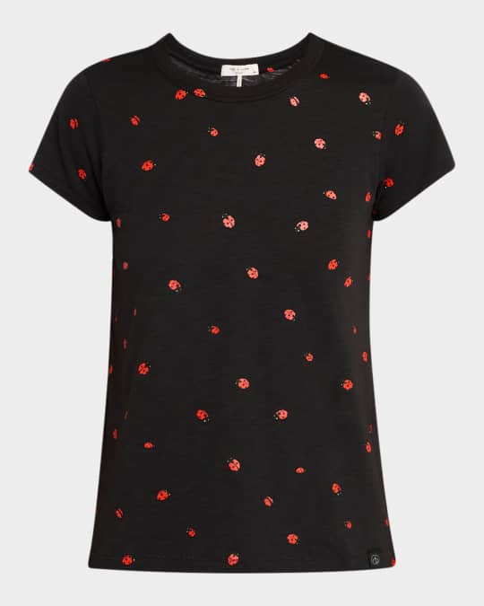 Rag & Bone Allover Ladybug Tee | Neiman Marcus