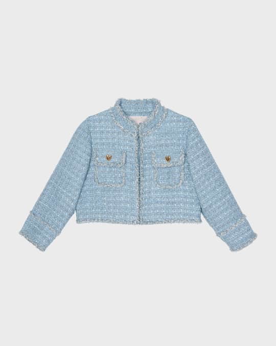 Tutu Du Monde Girl's Aubazine Tweed Embellished Cropped Jacket, Size 12 ...