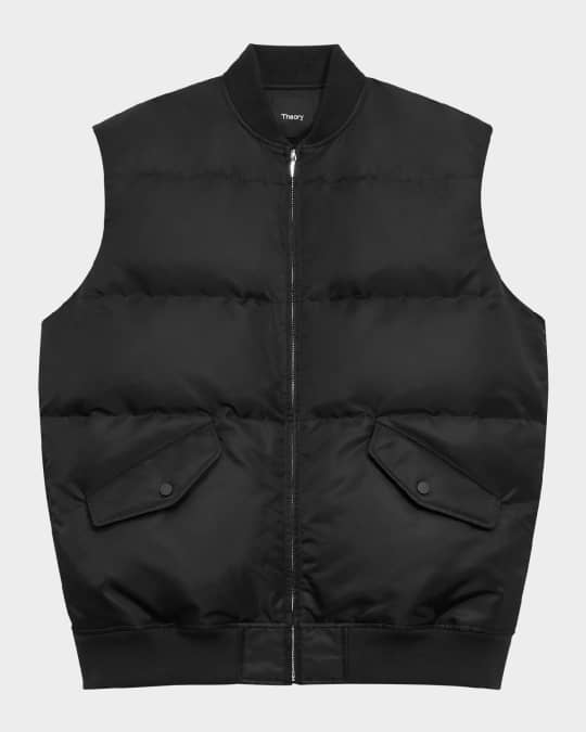 Theory Oversized Down Flight Vest | Neiman Marcus