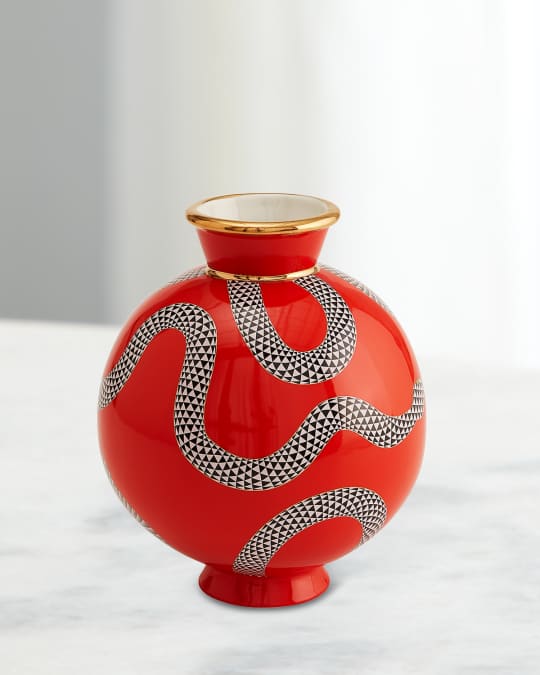 Jonathan Adler Eden 9" Round Vase | Neiman Marcus