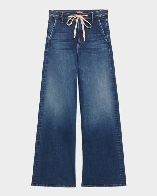MOTHER The Drawn Undercover Prep Sneak Jeans | Neiman Marcus