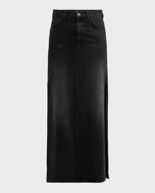 MOTHER The Fun Dip Slice Maxi Skirt | Neiman Marcus