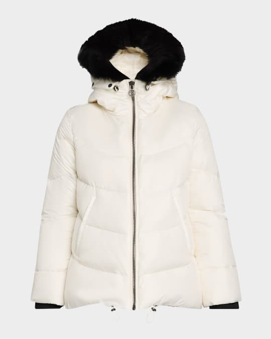 Gorski Apres-Ski Jacket With Detachable Toscana Lamb Shearling Hood ...