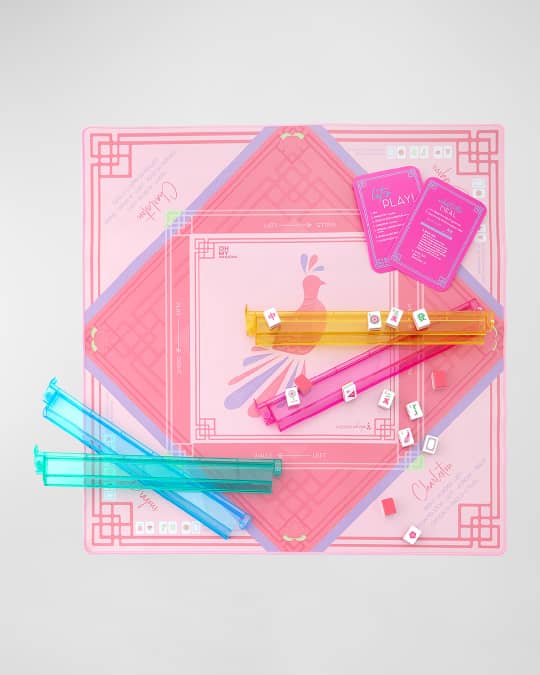 OH MY MAHJONG Bird Bam Neoprene Mahjong Mat | Neiman Marcus