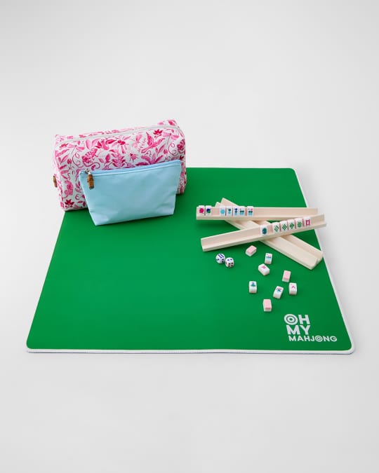 OH MY MAHJONG Aloha Mahjong Travel Set | Neiman Marcus