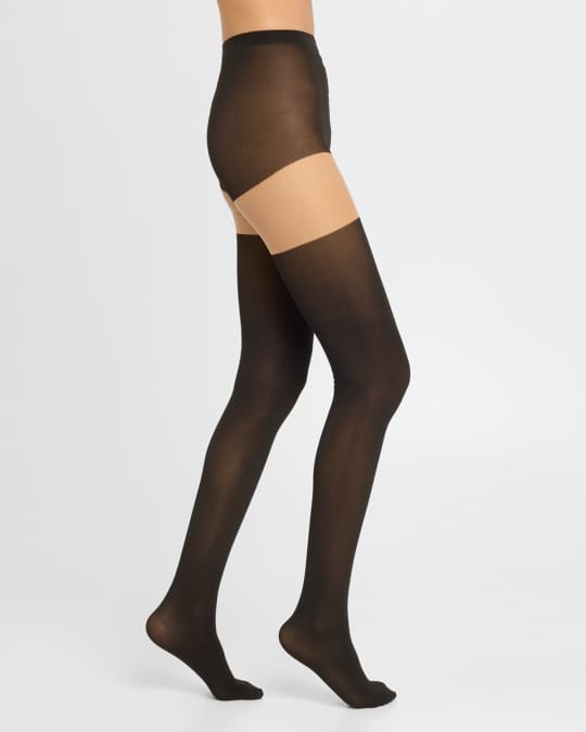 Wolford Hotpants Stay-Up Thigh High Effect Tights | Neiman Marcus