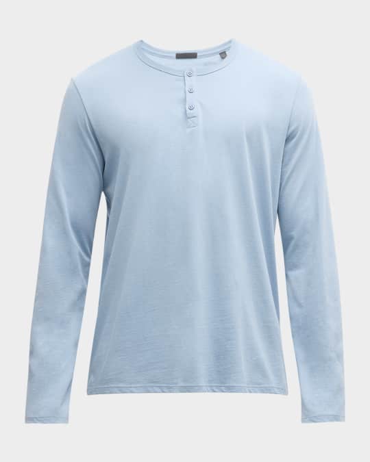 ATM Anthony Thomas Melillo Men's Classic Jersey Henley Shirt | Neiman ...