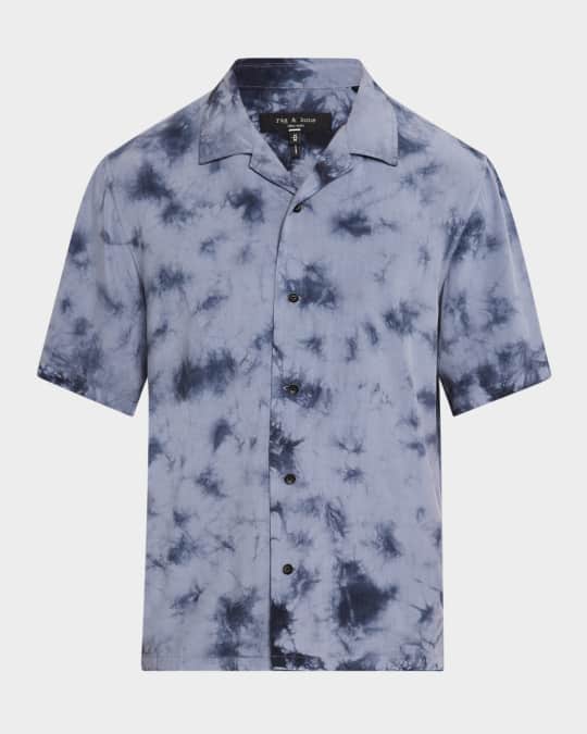 Rag & Bone Men's Avery Washed Camp Shirt | Neiman Marcus