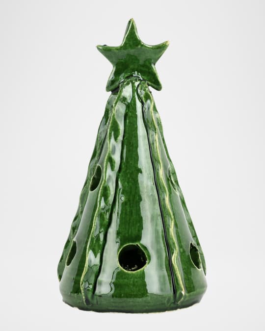 Vietri Foresta Mini Ribbon Tree Christmas Decor | Neiman Marcus