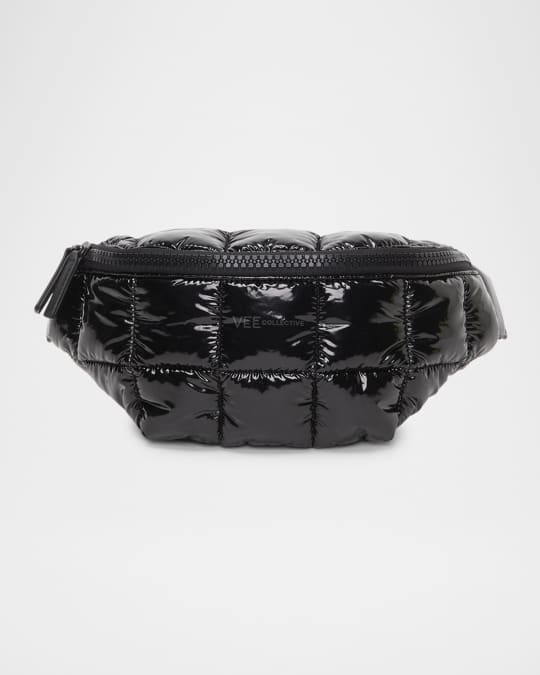 VeeCollective Porter Sling Quilted Patent Belt Bag | Neiman Marcus