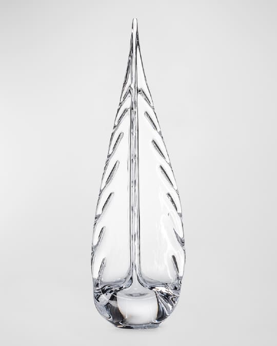 Simon Pearce Ice Laden Evergreen Glass Tree, 16" | Neiman Marcus