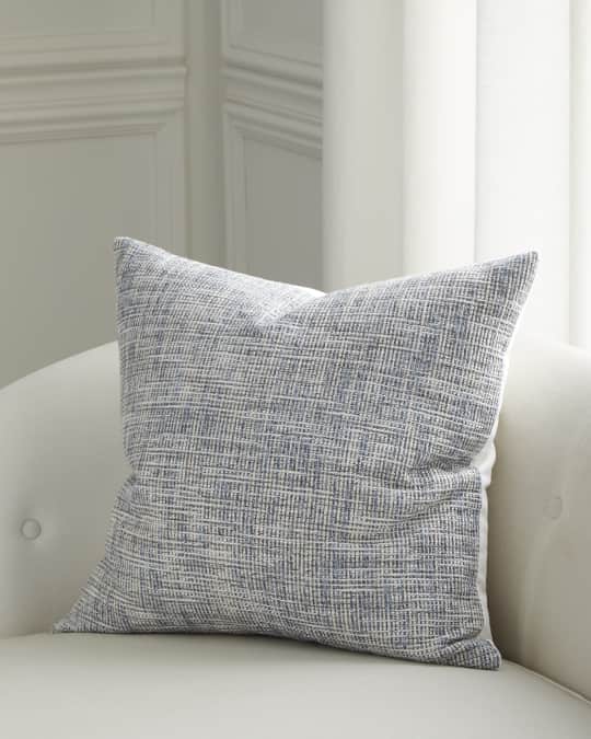 Eastern Accents Bernie Sky Decorative Pillow, 22" Square | Neiman Marcus