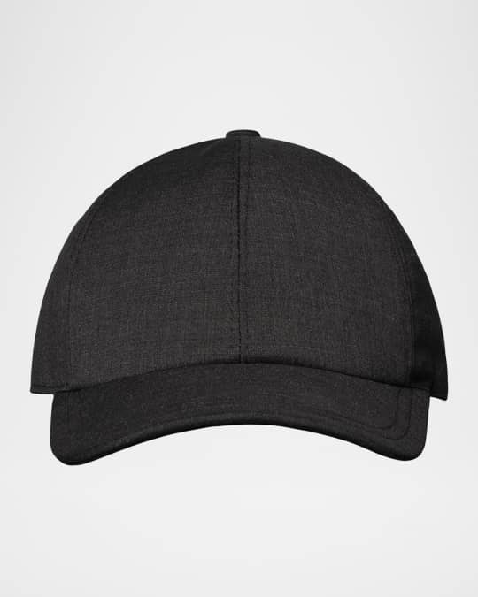 Eton Men's 365 Wool Baseball Cap with Leather Adjuster | Neiman Marcus