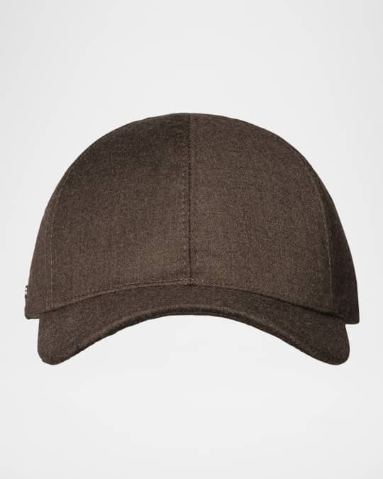 Eton Men's Knitted-Back Brushed Wool Baseball Cap | Neiman Marcus