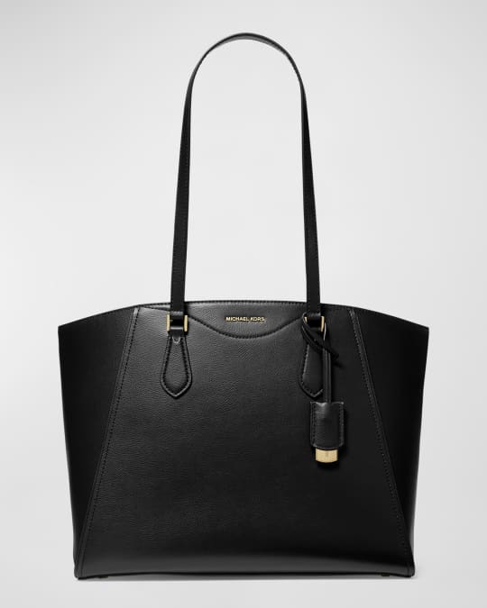 MICHAEL Michael Kors Taryn Calf Leather Tote Bag | Neiman Marcus